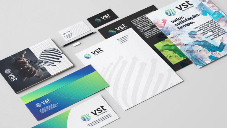 Identidade Visual VST Gestão de Negócios – Layout Agência de ...